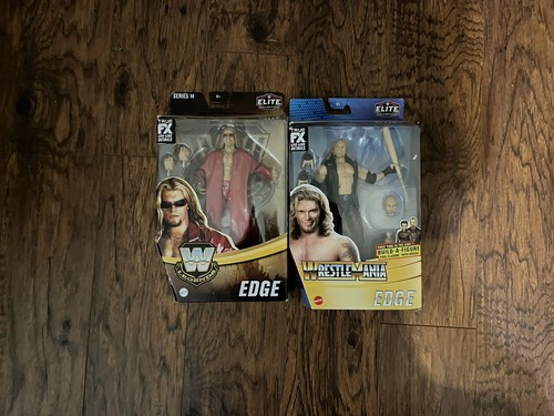WWE Edge Action Figure Lot Of 2 (Elite Legends & Wrestlemania Figures ...