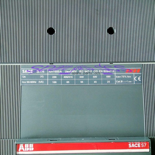 1PCS USED ABB SACE S7H 3P 1600A PR212/P electronic circuit breaker | eBay