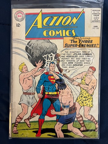 Action Comics #320 (DC, 1965) Hercules, Samson, and Atlas. Curt Swan ...