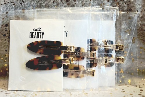 4x~Cult Beauty~Tortoiseshell Hair Clip Sets~8 Total~New in Sealed ...