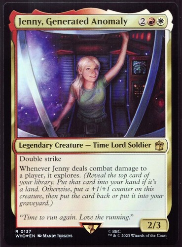 Jenny, Generated Anomaly - 137 Foil - MTG Doctor Who | eBay