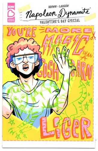 NAPOLEON DYNAMITE Valentines Day #1 Sherron Variant cover, NM-, IDW ...