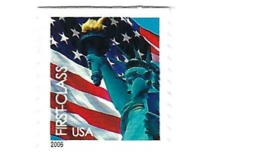 STAMP US SCOTT 3969 "Flag & Statue of Liberty ', Dated 2006" 39 CENT ...