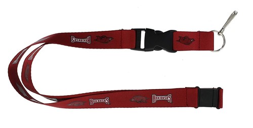 Arkansas Razorbacks Lanyard Keychain Detachable Keyring FAST SHIPPING ...