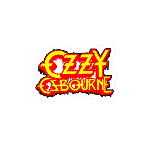 Ozzy Osbourne Kiss-Cut Vinyl Decals, Rock Band Stickers, Music Decor | eBay