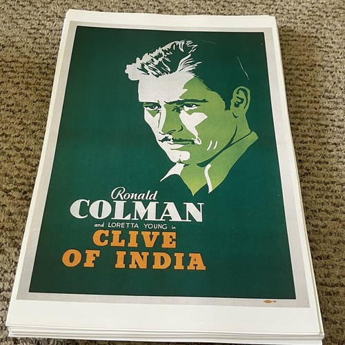 Ronald Coleman Clive of India, Poster 11 x 17 (297) | eBay