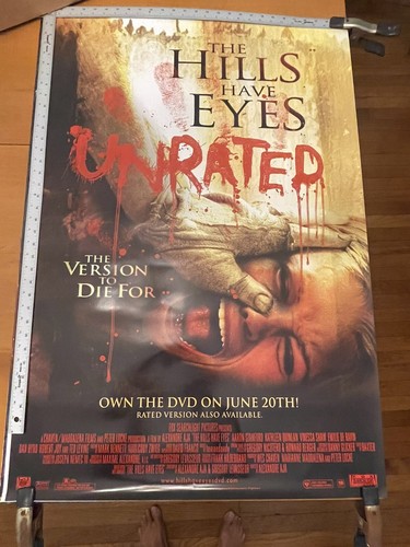 2006 The Hills Have Eyes Unrated DVD Promo Poster 27x40 *READ ...