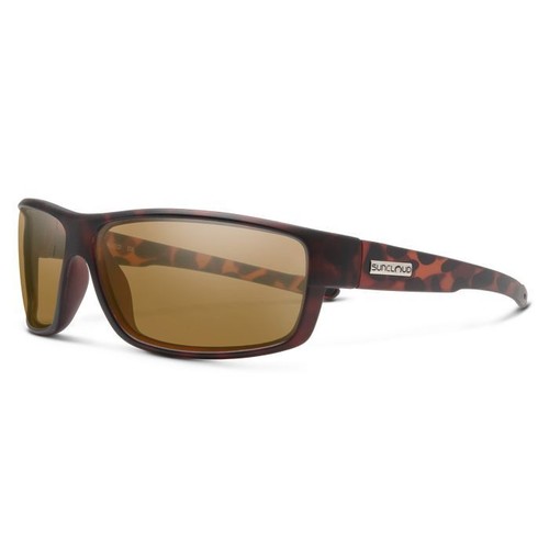 Suncloud Voucher Sunglasses, Matte Tortoise Frame, Polarized Brown Lens ...