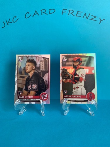 2023 Topps Big League Foil Logan O’Hoppe/Cade Cavalli SP RC x2 Card ...