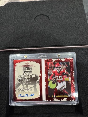 2025 Leaf History Book Sports Chapter Two - Art Book Patrick Mahomes II ...