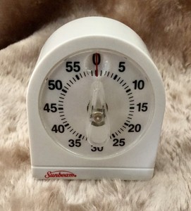 Sunbeam White Mechanical Timer Kitchen Timers for sale | eBay