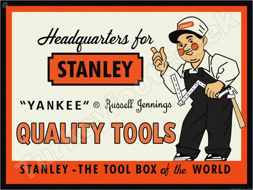 Stanley Quality Tools 9" x 12" Metal Sign | eBay
