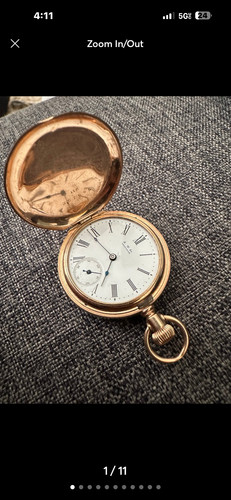 AMERICAN WALTHAM - 14K YELLOW GOLD POCKET WATCH MODEL 1882 GRADE F | eBay