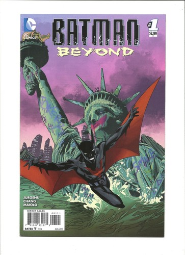 Batman Beyond #1 1:25 DC Comics (2015) Andrasofszky Statue of Liberty ...