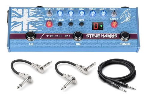 New Tech 21 Steve Harris Signature SH1 Sansamp Bass Guitar Preamp Pedal ...