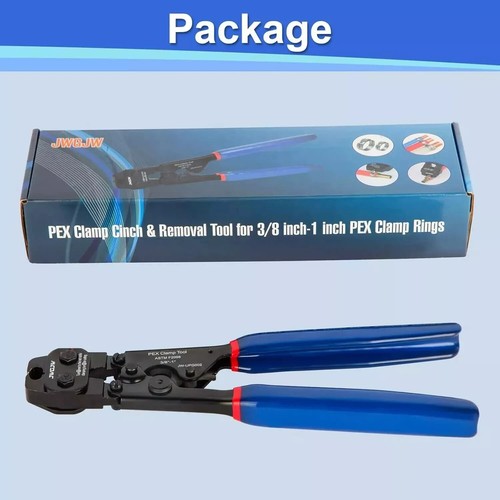 JWGJW PEX Clamp Cinch & Removal Tool For Sizes 3/8"- 1" with Clamp ...