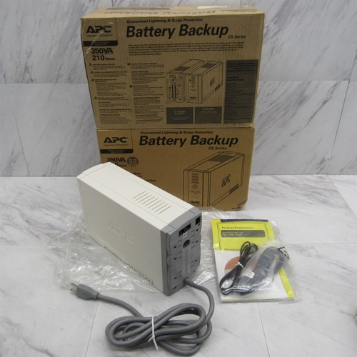 2 LOT NEW APC 350VA BK350 Battery Back-UPS CS Series Surge Protection ...