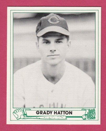 1946 Playball Baseball Card # 39 Grady Hatton -- Cincinnati Reds | eBay