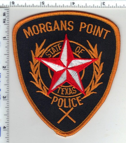 Morgans Point Police (Texas) Shoulder Patch from the 1980's | eBay