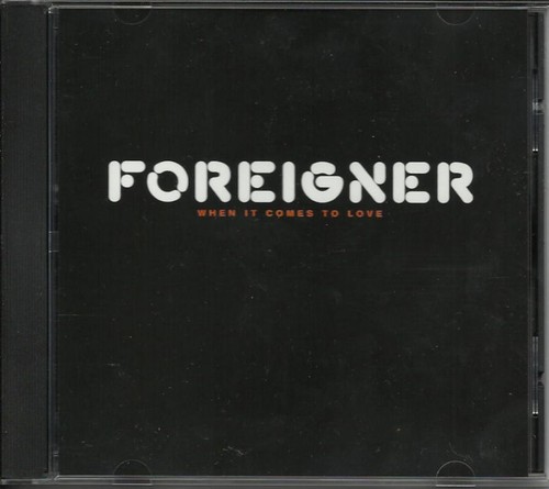 FOREIGNER When NO parenthesis Cover PROMO Radio DJ CD Single 2009 USA ...
