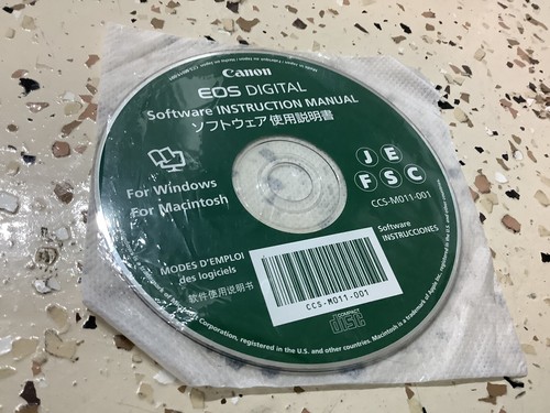 Canon EOS Digital Software Instruction Manual CCS-M011-001 For Windows/MacIntosh | eBay