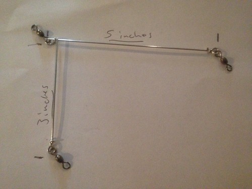 Salmon Trolling Spreader With Swivels Made with Strong Wire!! Fast ...