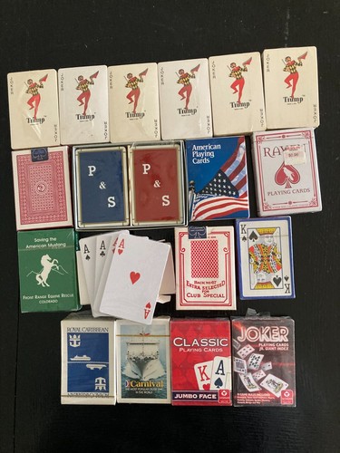 Playing Card Deck Lots-19 Decks of Unusual Collector Decks- Lot F | eBay
