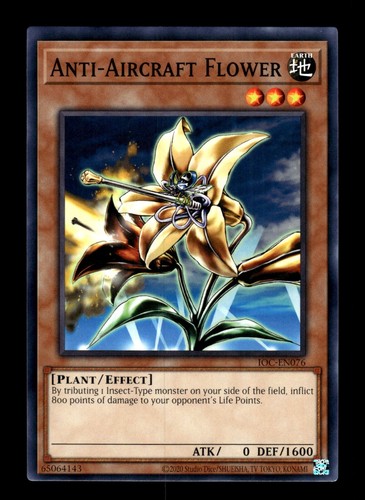 YuGiOh IOC-EN076 C Anti-Aircraft Flower NM/MT Invasion of Chaos | eBay
