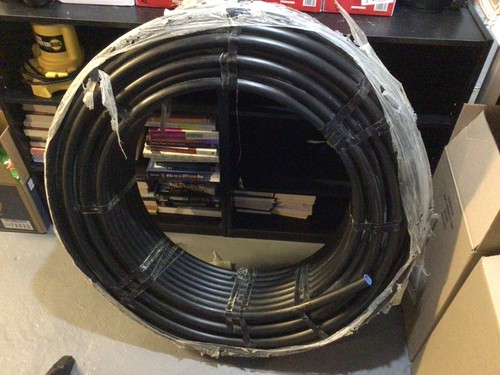 NSF Poly Pipe 1 In. X 300 Ft. IPS 160 PSI Flexible Polyethylene Black ...