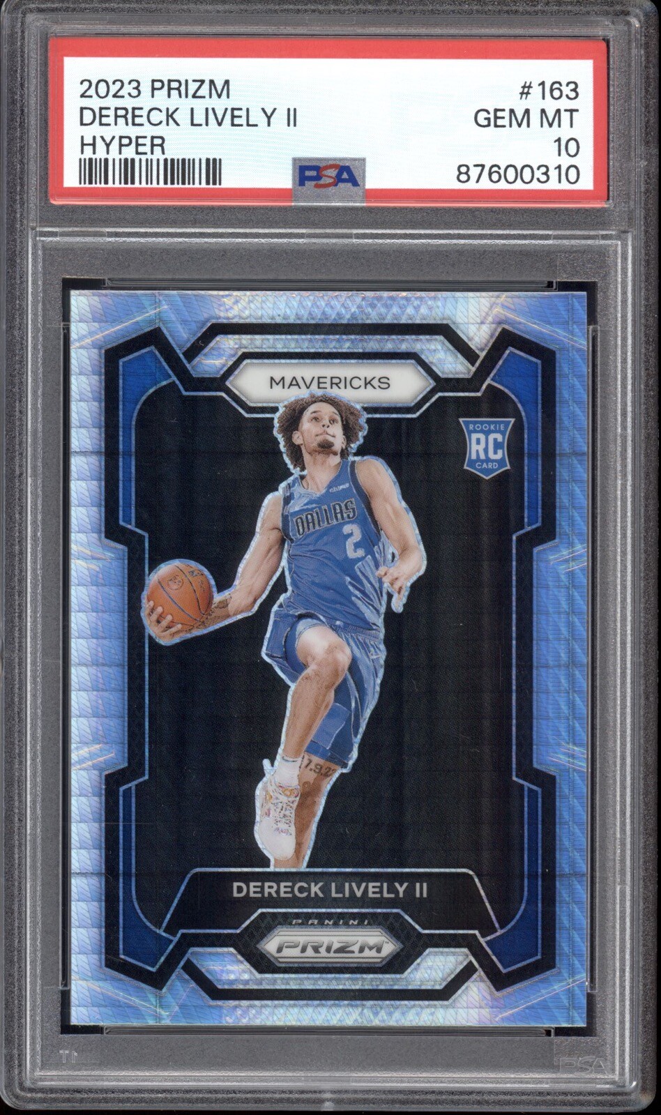 Dereck Lively II 2023 Prizm #163 Hyper Price Guide - Sports Card Investor