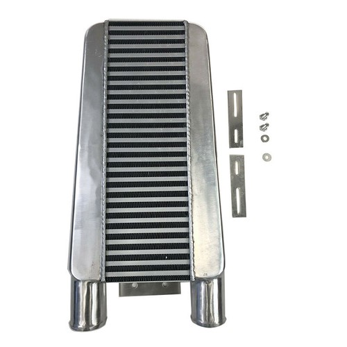 Aluminum 2.5"I/O 1 SIDE Front Mount Intercooler 24"x11"x3" for EclIpse ...