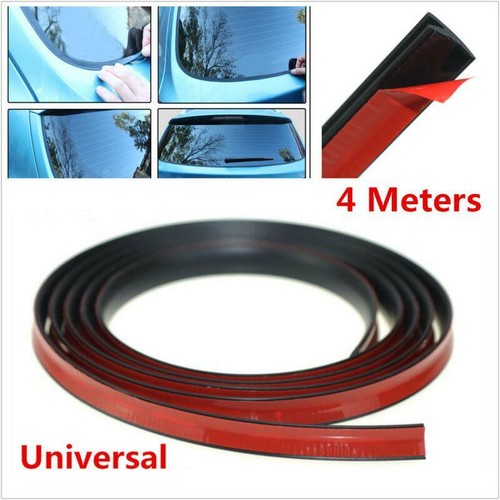 4Meter V Type Universal Car Window Sealed Weatherstrip Trim Moulding ...