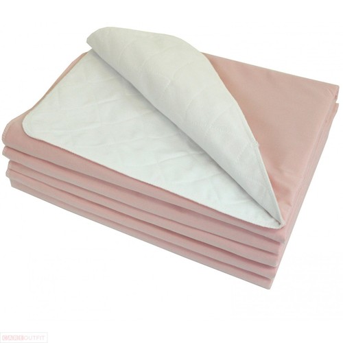5 FLAP COTTON Top Underpads Heavy 34x36 Reusable Washable Tuckable Bed ...