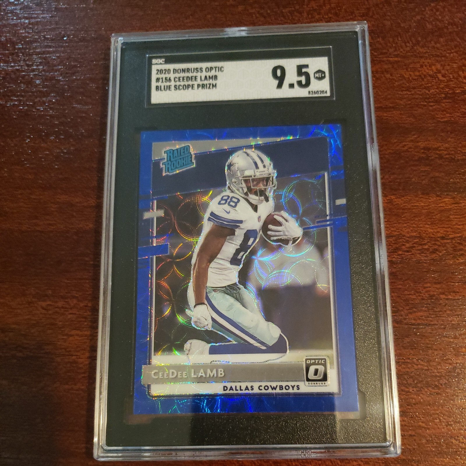 CeeDee Lamb 2020 Optic #156 Blue Hyper Price Guide - Sports Card Investor