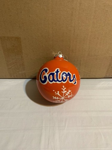 Florida Gators NCAA Custom Painted Ceramic Large Christmas Bulb ...