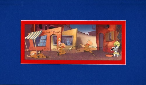RABBIT OF SEVILLE PROFESSIONALLY MATTED PRINT Looney Tunes Bugs Bunny ...