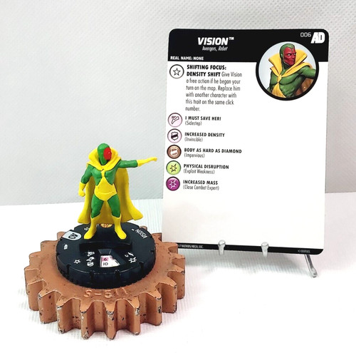 HEROCLIX Avengers Defenders War Set Common #006 Vision w/Card | eBay