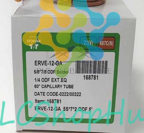 New 1PC SPORLAN ERVE-12-GA Expansion Valve | eBay