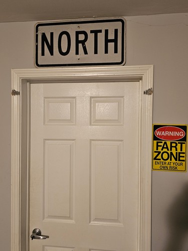 Aug19_2 Retired NORTH Interstate Highway Road Street 24" Metal Sign ...