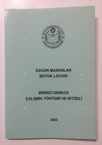SECRETS of TURKISH MASON LODGE MASONIC RITUAL BOOK Middle East TURKISH ...