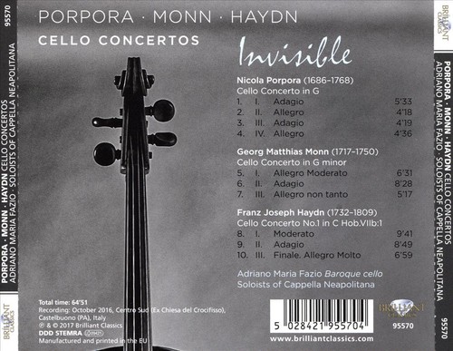 INVISIBLE-CELLO CONCERTOS NEW DVD 5028421955704| eBay