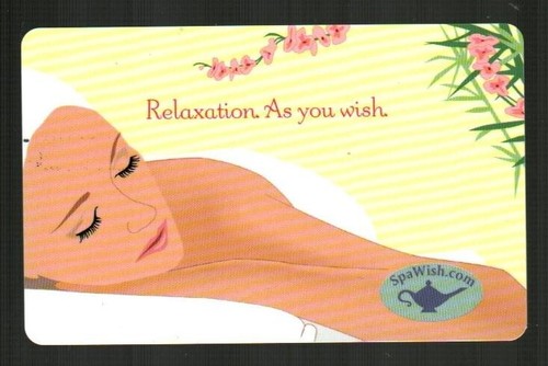 SPA WISH Relaxation, As You Wish ( 2006 ) Gift Card ( $0 ) | eBay