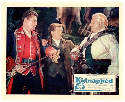 Kidnapped Original Lobby Card Disney Peter Finch,James MacArthur Finlay ...
