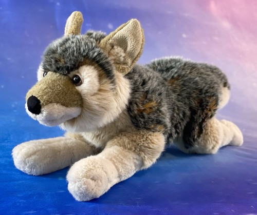 18" Impexit SOS Wolf Medium Plush Floppy Realistic Stuffed Puppy *RARE ...