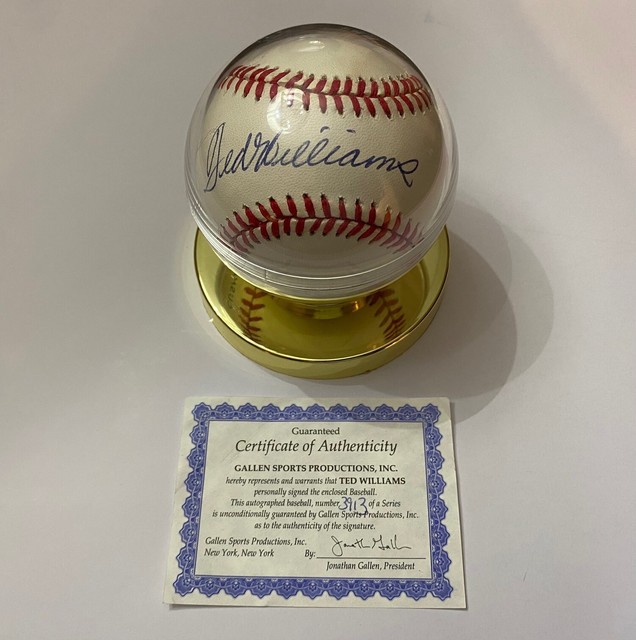Ted Williams Signature Example