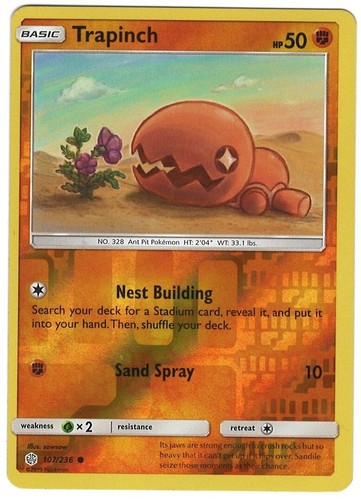 TRAPINCH HOLO POKEMON CARD | eBay