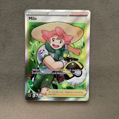 Pokemon TCG Milo Astral Radiance TG27/TG30 Ultra Rare Full Art Trainer ...