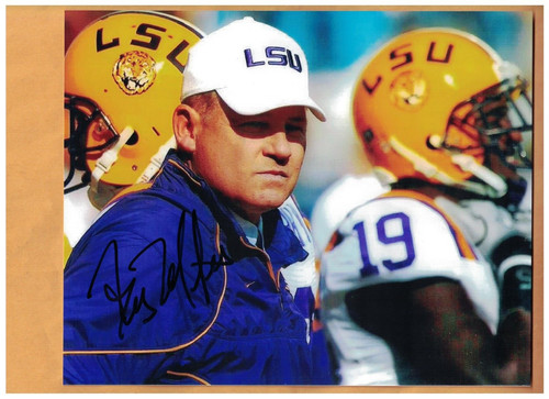 Les Miles AUTOGRAPHED LSU TIGERS 8X10 PHOTO SIGNED | eBay