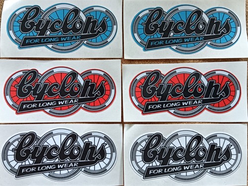 Cyclops tricycle, scooter decals, large size, set of 2 BLACK | eBay ...