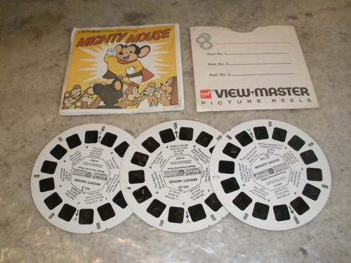 VINTAGE GAF VIEW MASTER MIGHTY MOUSE SLIDES | eBay